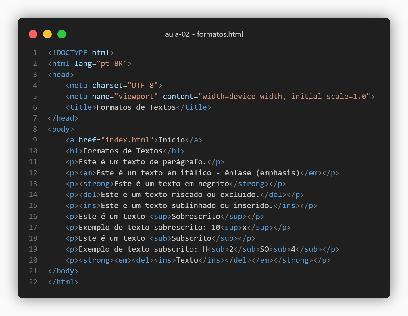 Curso de Front-end